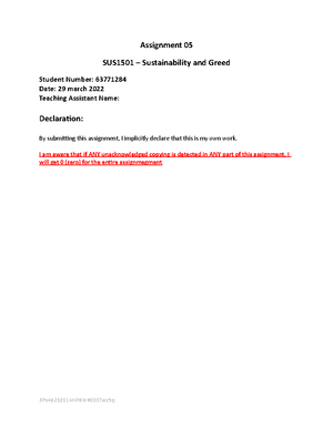 SUS1501 Assignment 07 - Assignment 7 Step 1: Set the scene My ecological footprint is 6 global ...