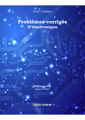 Résumé SI- sup spé - Document préparé par : OUIKASSI (Recueil de 30 ...