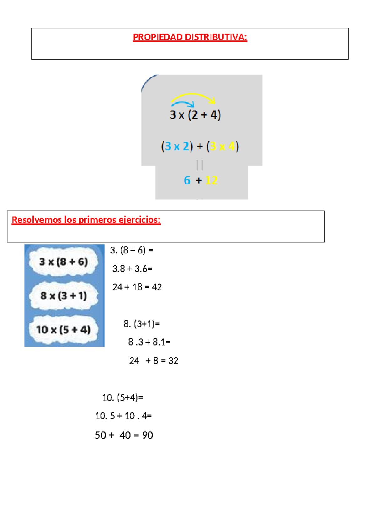 Ecuaciones con Propiedad Distributiva: Ejercicios Resueltos 3.8 - Studocu