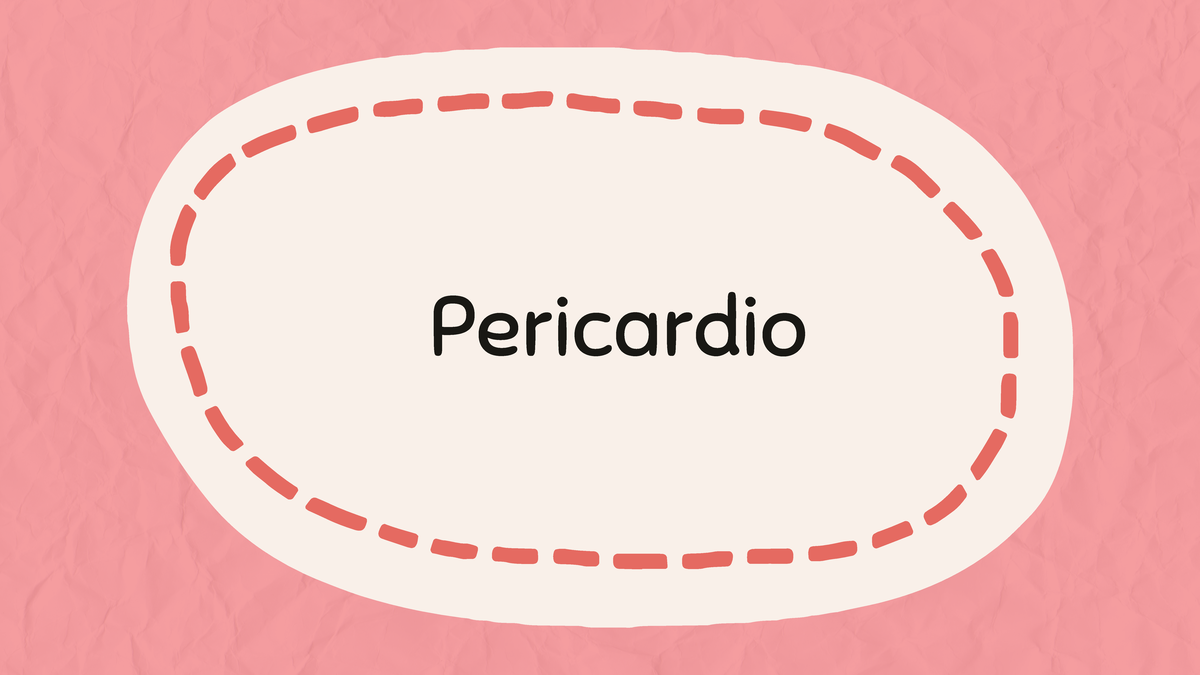 Estudio sobre la Anatomía del Pericardio: Estructura y Relaciones - Studocu