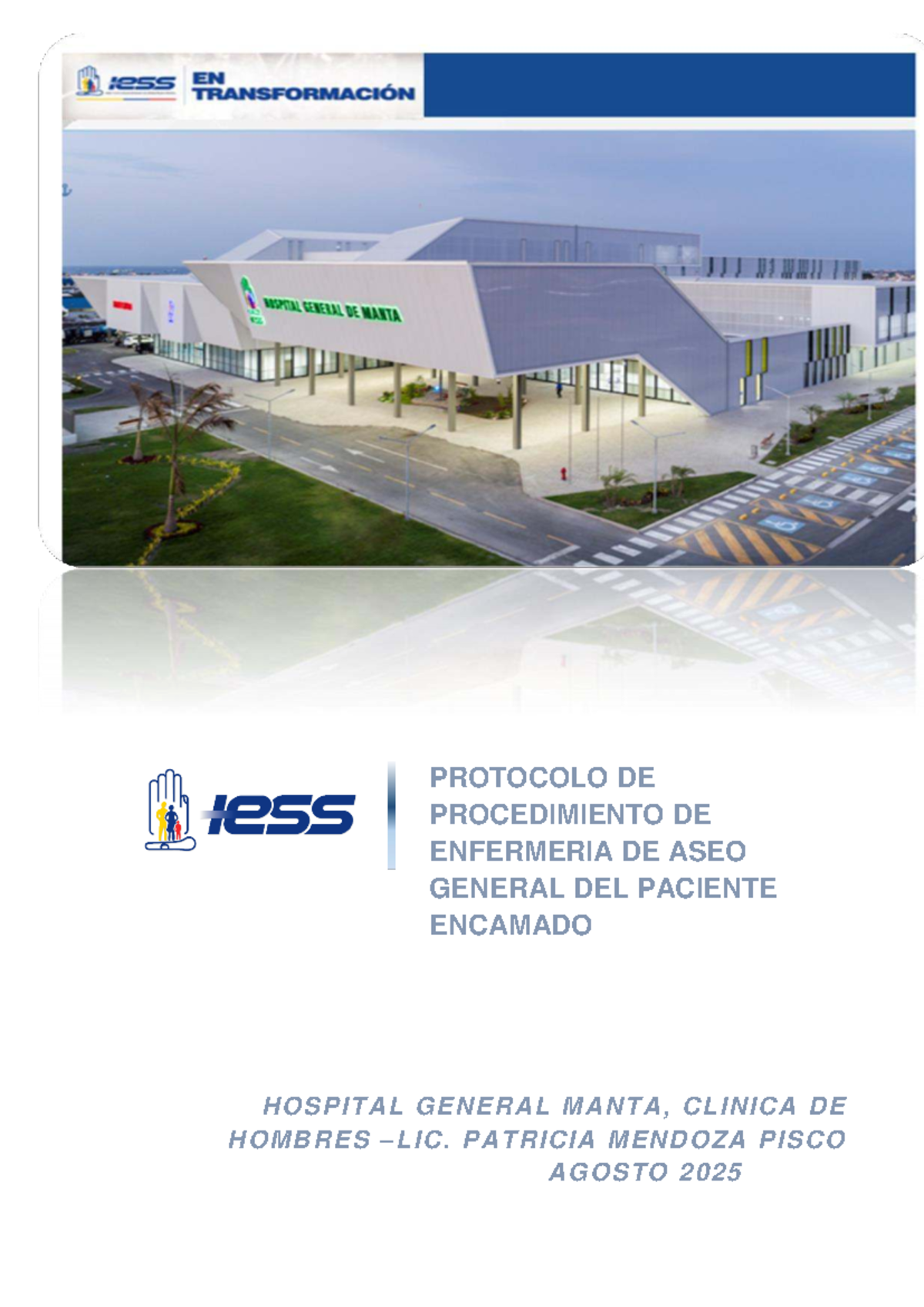 Protocolo de Procedimiento de Enfermería de Aseo General 2025 - Studocu