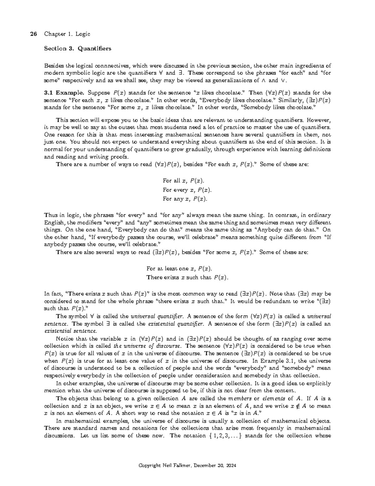 Understanding Quantifiers in Symbolic Logic: Chapter 1 (26) - Studocu