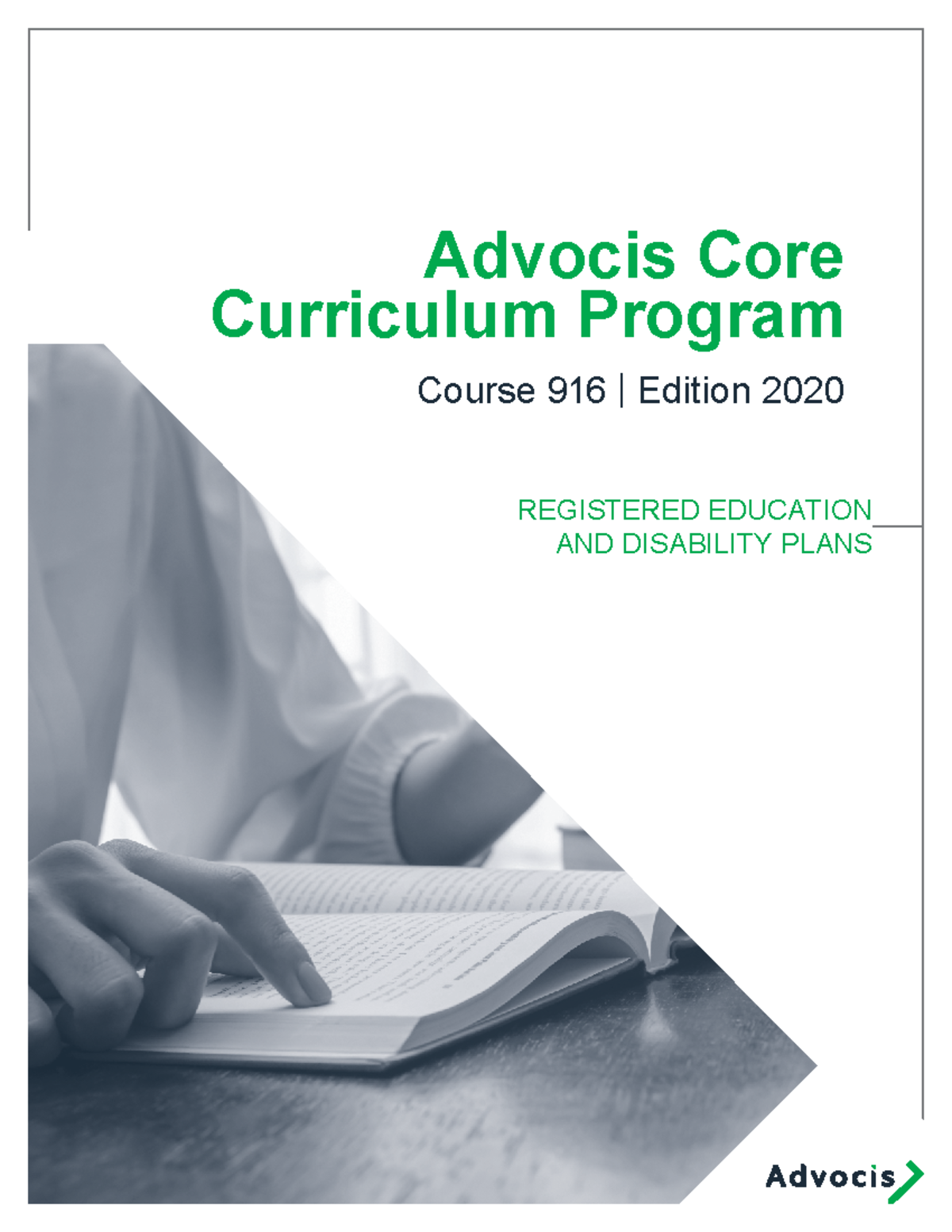 CFP916 - Advocis Core Curriculum: Education & Disability Plans Lecture ...