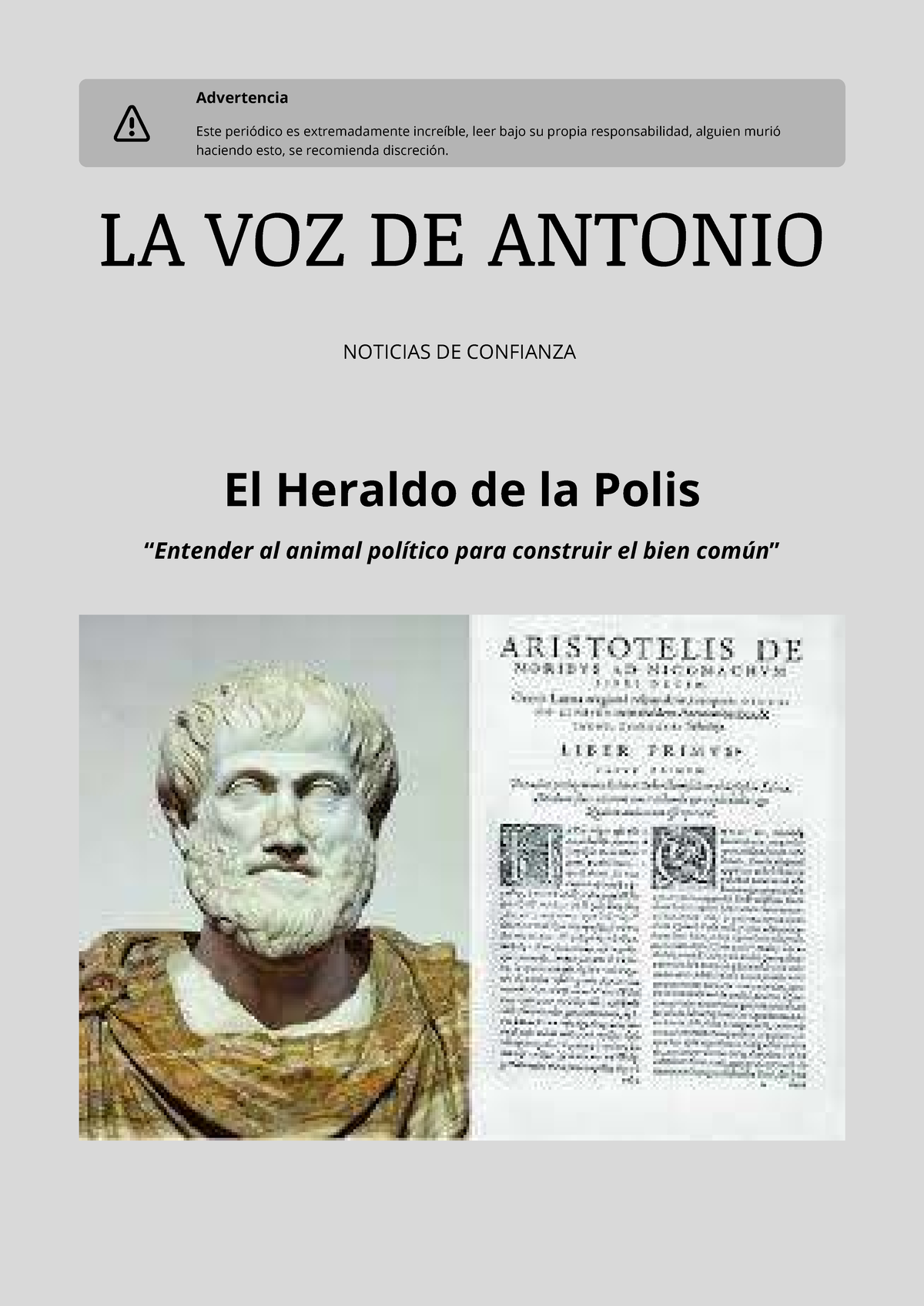 Filosofía y Ciudadanía: El Zoon Politikon en el Pensamiento ...