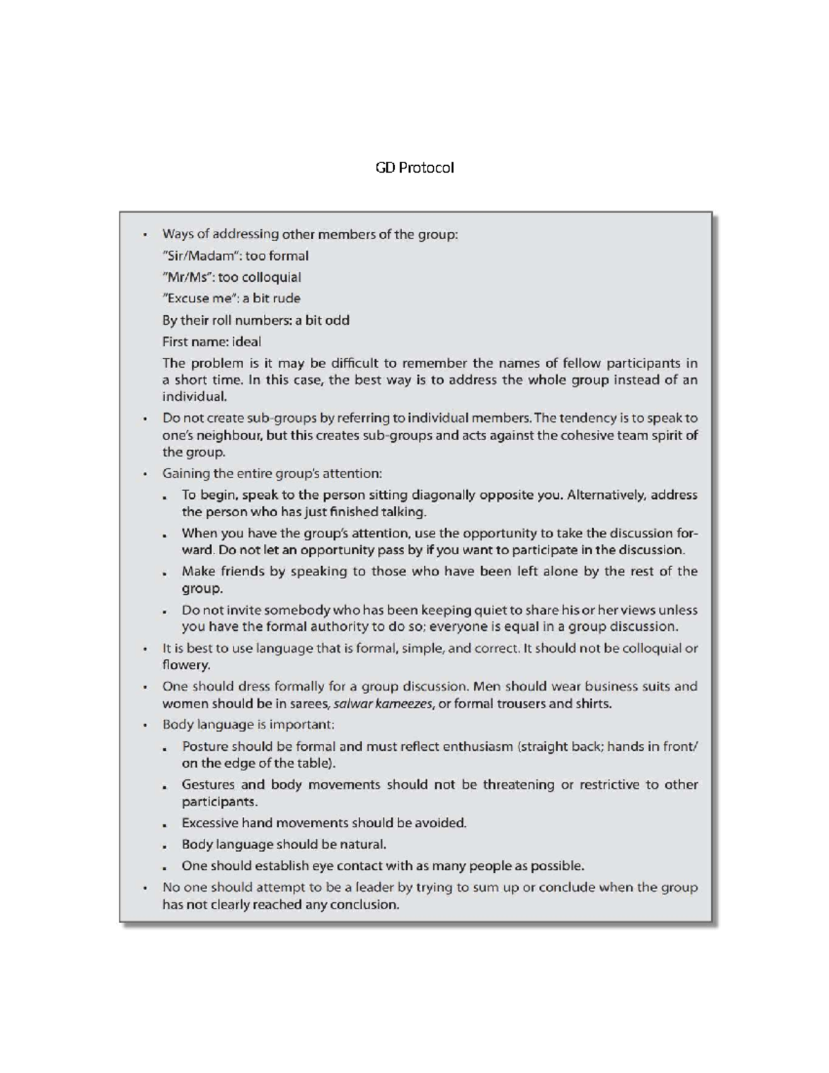 GD Protocol: Addressing Group Members Effectively for SIP Report - Studocu