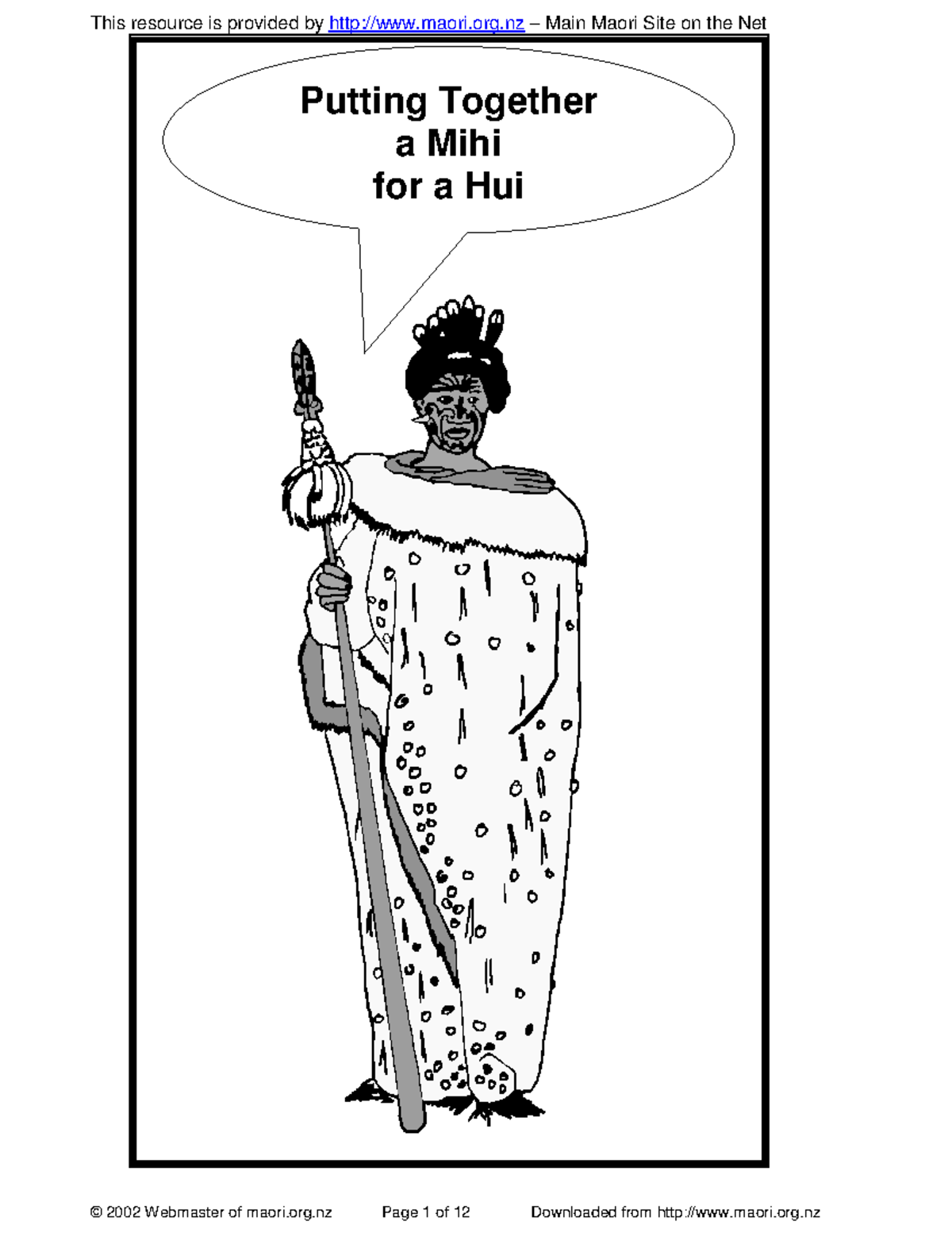 Mihi Construction Guide for Hui - MHI101 Resources - Studocu