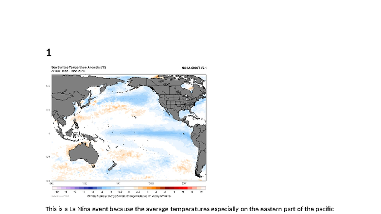 Assignment 3: Understanding La Niña and El Niño Events - Studeersnel
