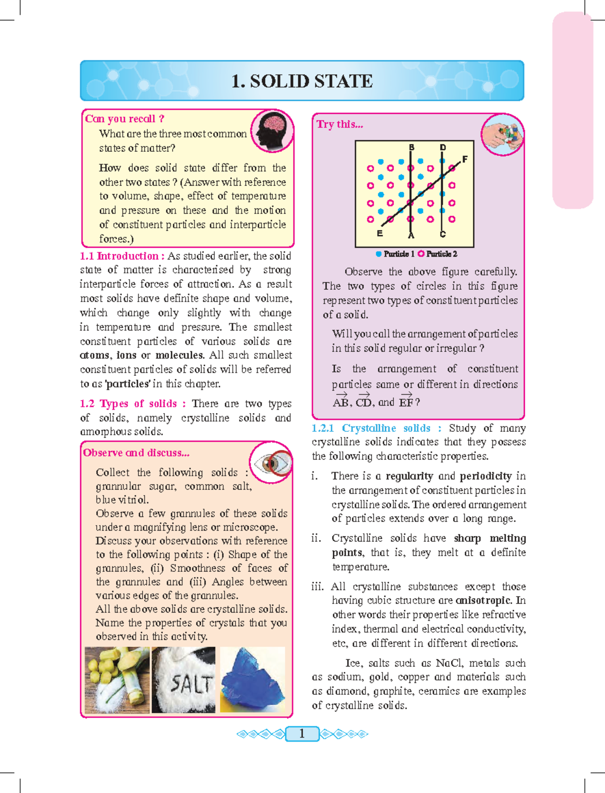 Solid state: Understanding the characteristics and types of solids ...