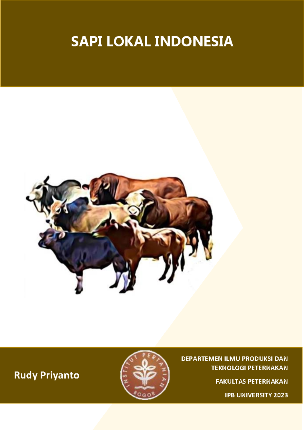 SAPI LOKAL INDONESIA: Karakteristik dan Tipe Sapi 2023 - Studocu
