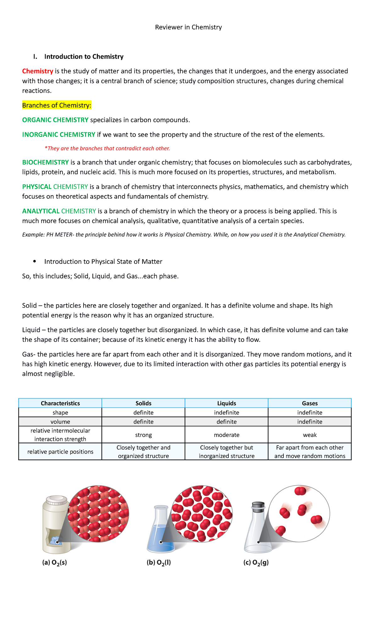 Chem 101: Measurement and Calculation Notes for Chemistry Review - Studocu