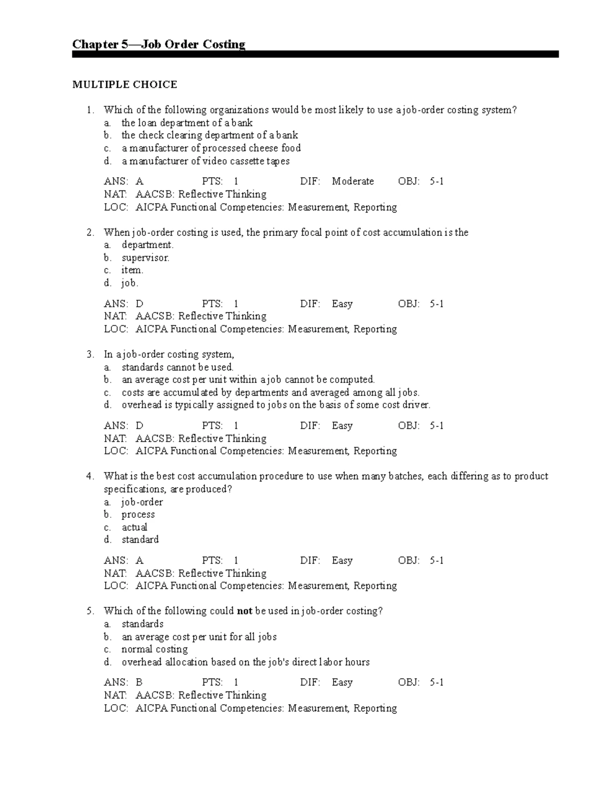 test-bank-chapter-3-job-order-costing compress test-bank-chapter-3-job ...