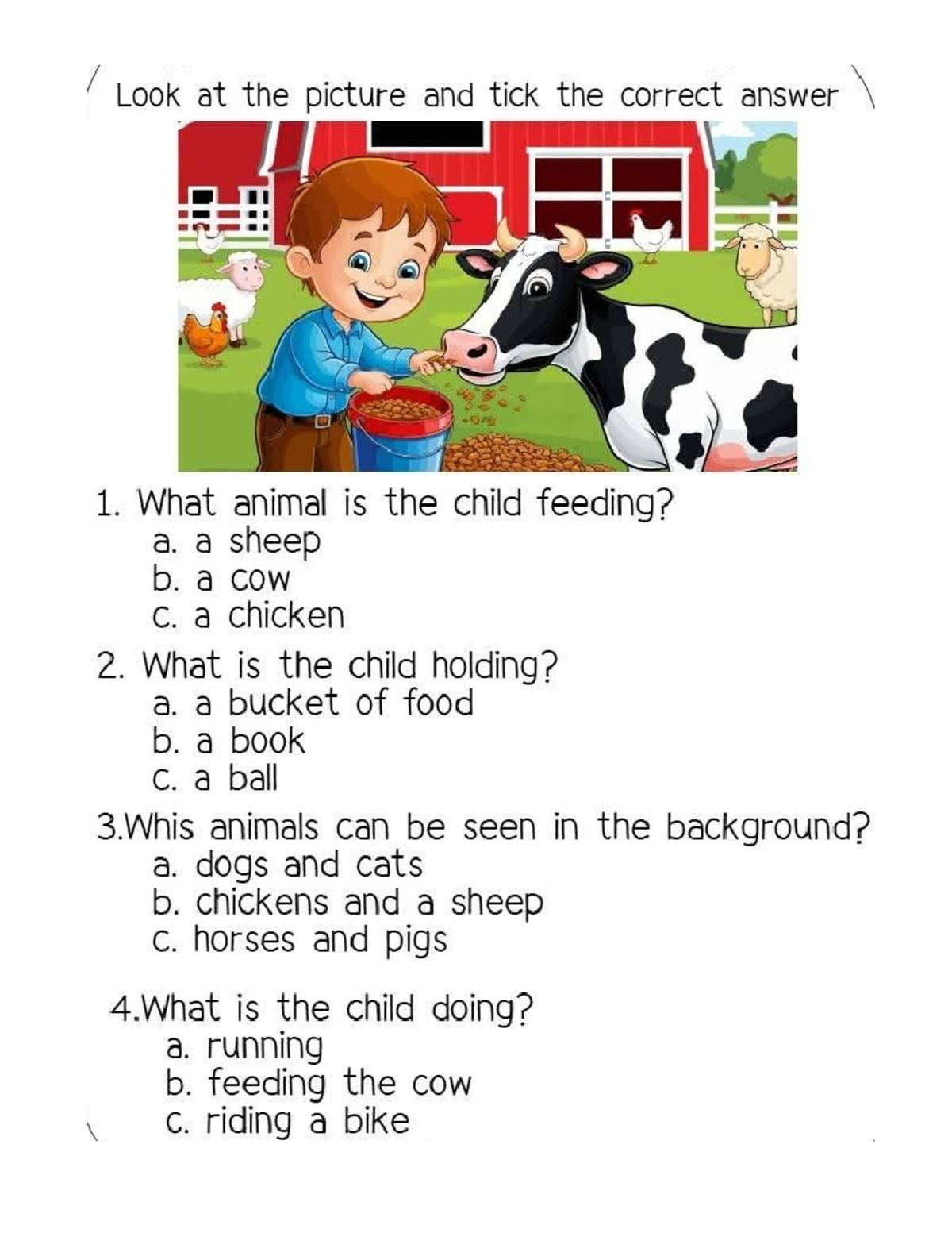 Reading Comprehension Quiz: Animal and Seasonal Questions - Studocu