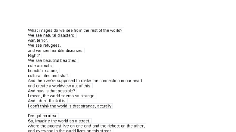 See how the rest of the world lives, organized by income - Transcript ...
