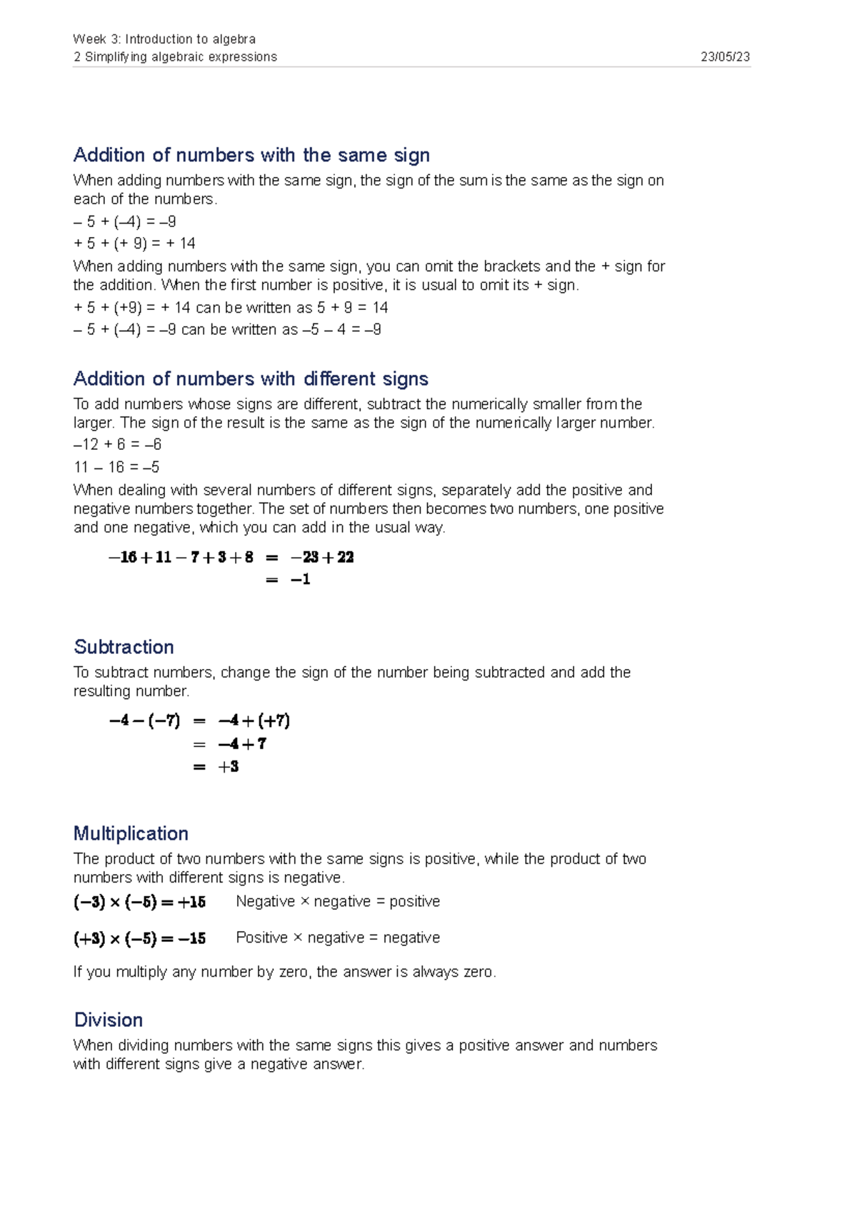 BUS81201 Material 1 - BAPM 2025 Week 3: Intro to Algebra & Expressions ...