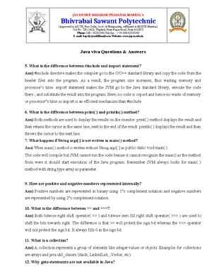 Jpr practical - notes - JAYAWANT SHIKSHAN PRASARAK MANDAL’s Bhivrabai ...