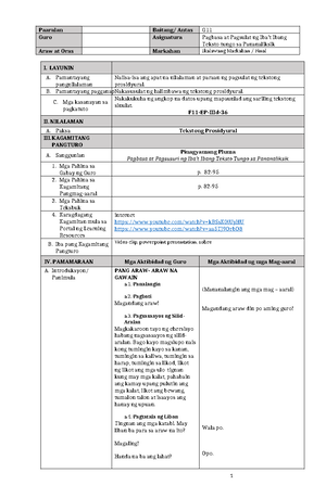 Clear Filipino 11 Modyul 4 - 11 FILIPINO Unang Markahan-Modyul 4: Komunikasyon at Pananaliksik ...