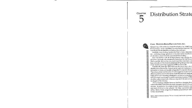CHAPTER 5 Distribution Strategies: Case Study on Modern Book ...