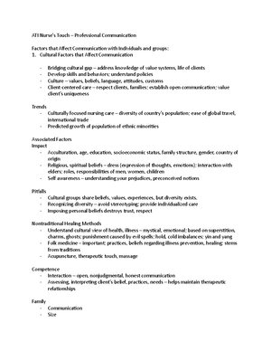 NUR 215 CJ Concept Map Assignment pain (1) - Name Sara Bridger Clinical ...