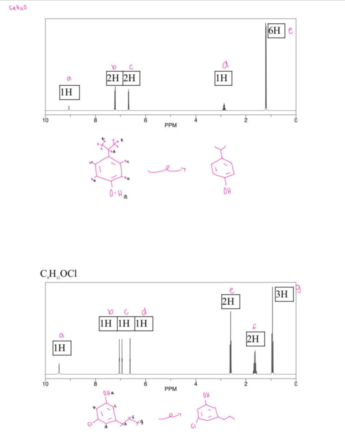 CHEM252 Quiz 7: HNMR Practice Worksheet - Spring 2025 - Studocu