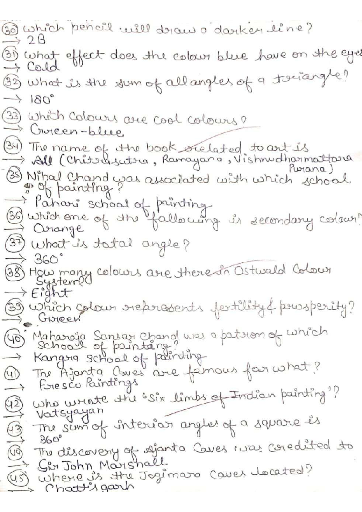 Art and Color Theory Quiz Notes: Key Concepts and Questions - Studocu
