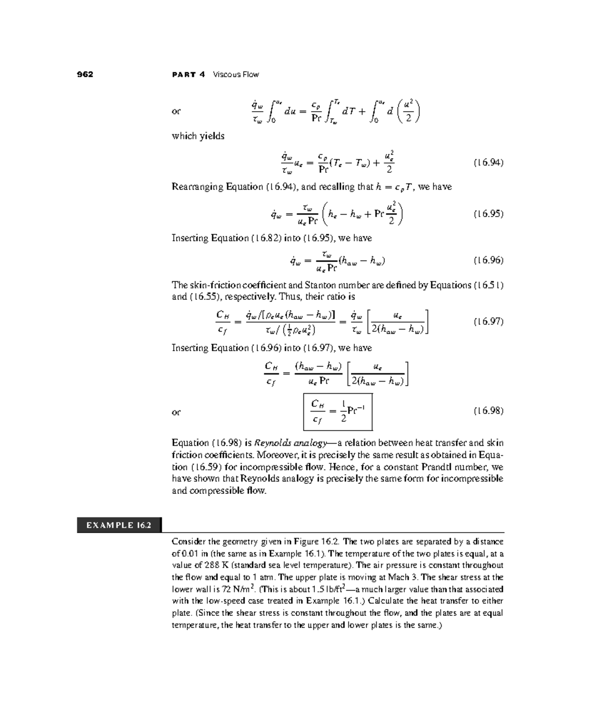 Fundamentals of Aerodynamics: Viscous Flow Analysis (Pages 987-988 ...