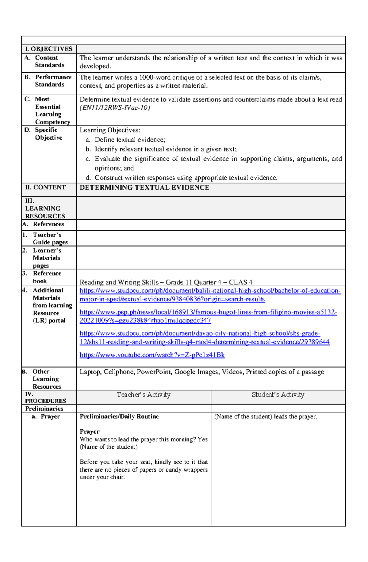 G2 - Final Exam: Understanding Contextual Evidence in Texts - Studocu