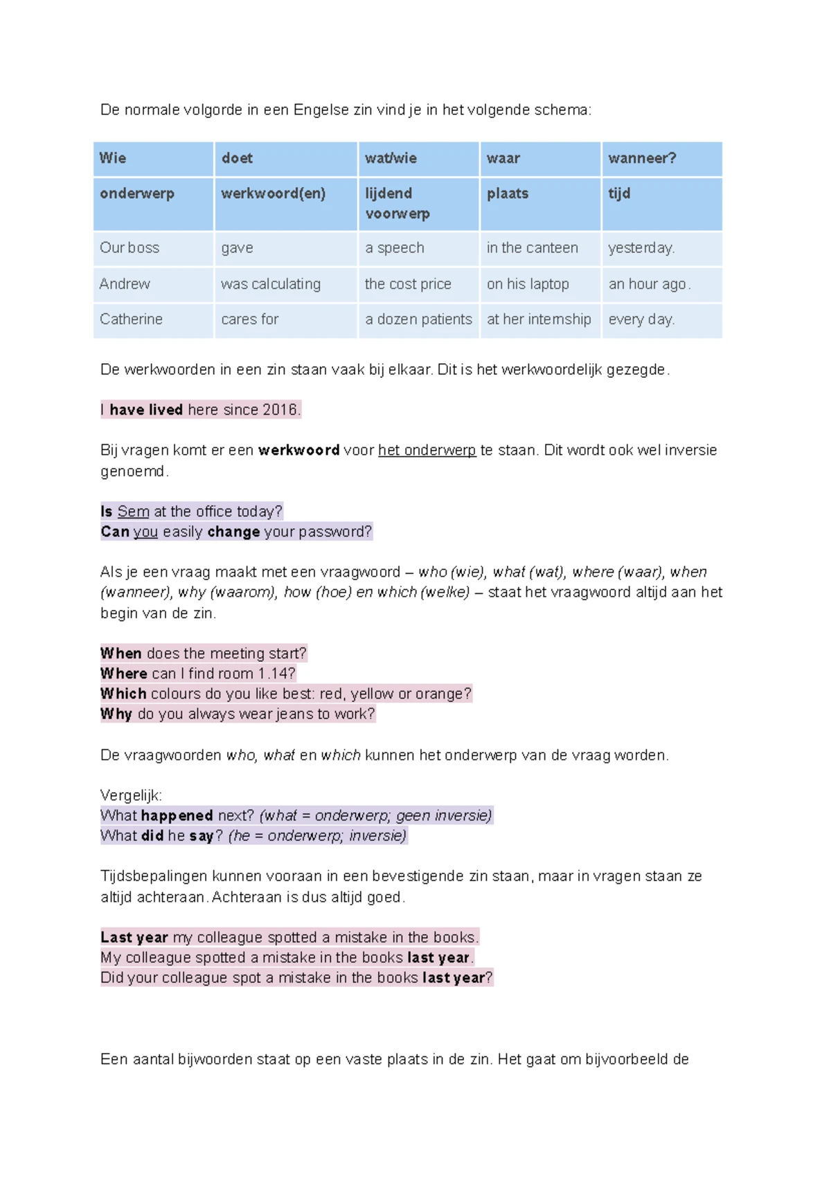 Engels H3 - 1e druk. Samenvatting Vierfasenmodel - Hoofdstuk 3 ...