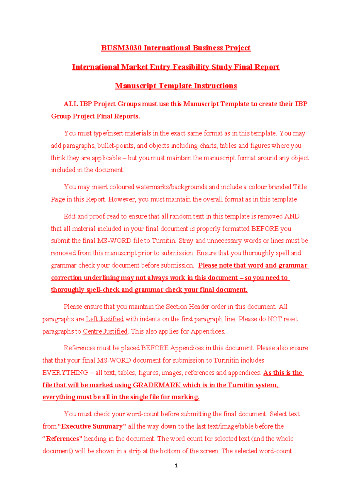 Final - Manuscript Template - BUSM3030 International Business Project ...