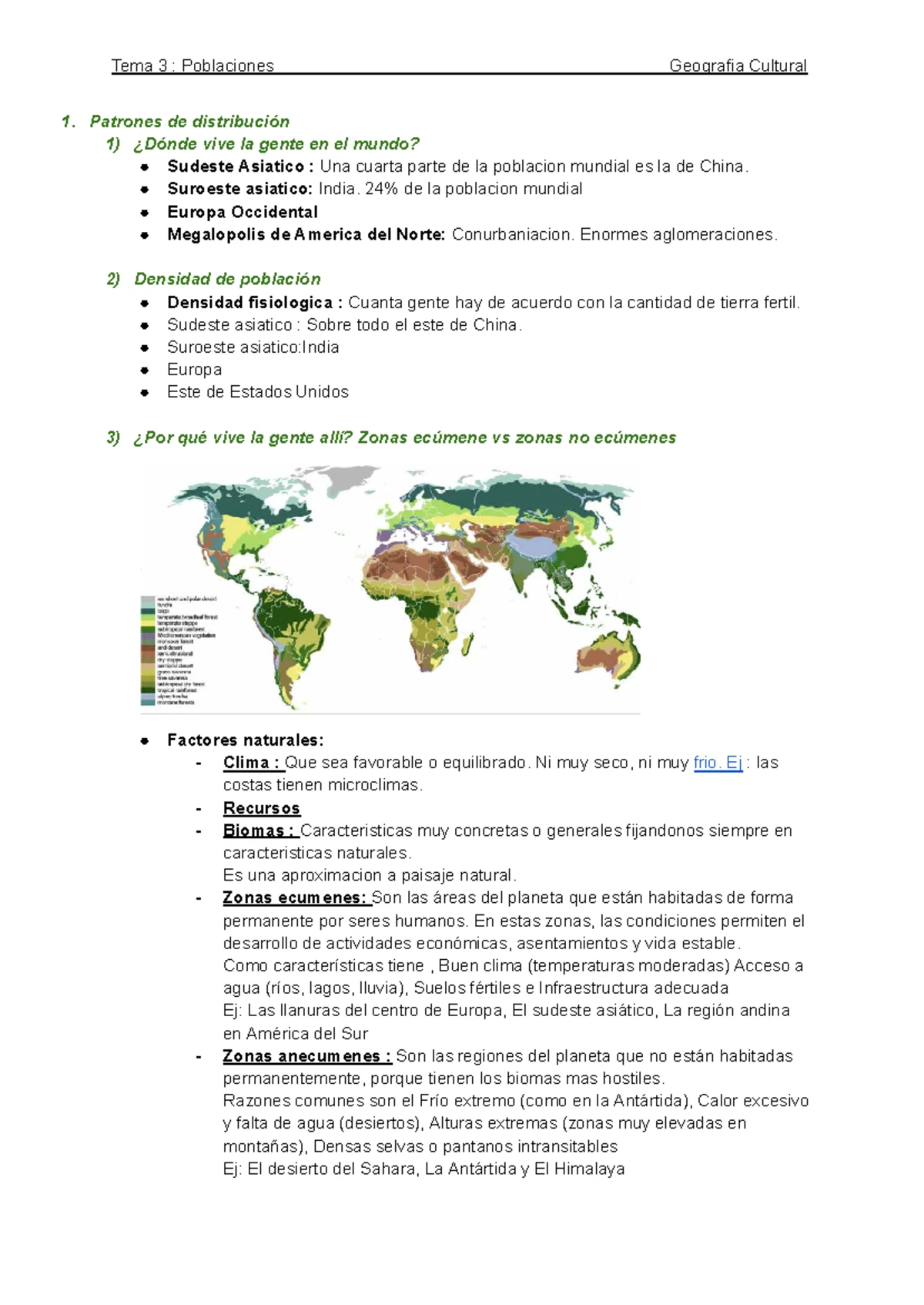 TEMA 1 Geografía Cultural: Conceptos Clave y Difusión Cultural - Studocu