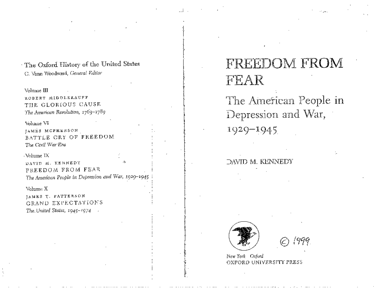 Freedom from Fear: The USA's Economic Mobilization in WWII - Studocu