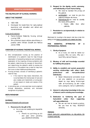 Josephine Paterson and Loretta Zderad - NURSING THEORIES & NURSING ...