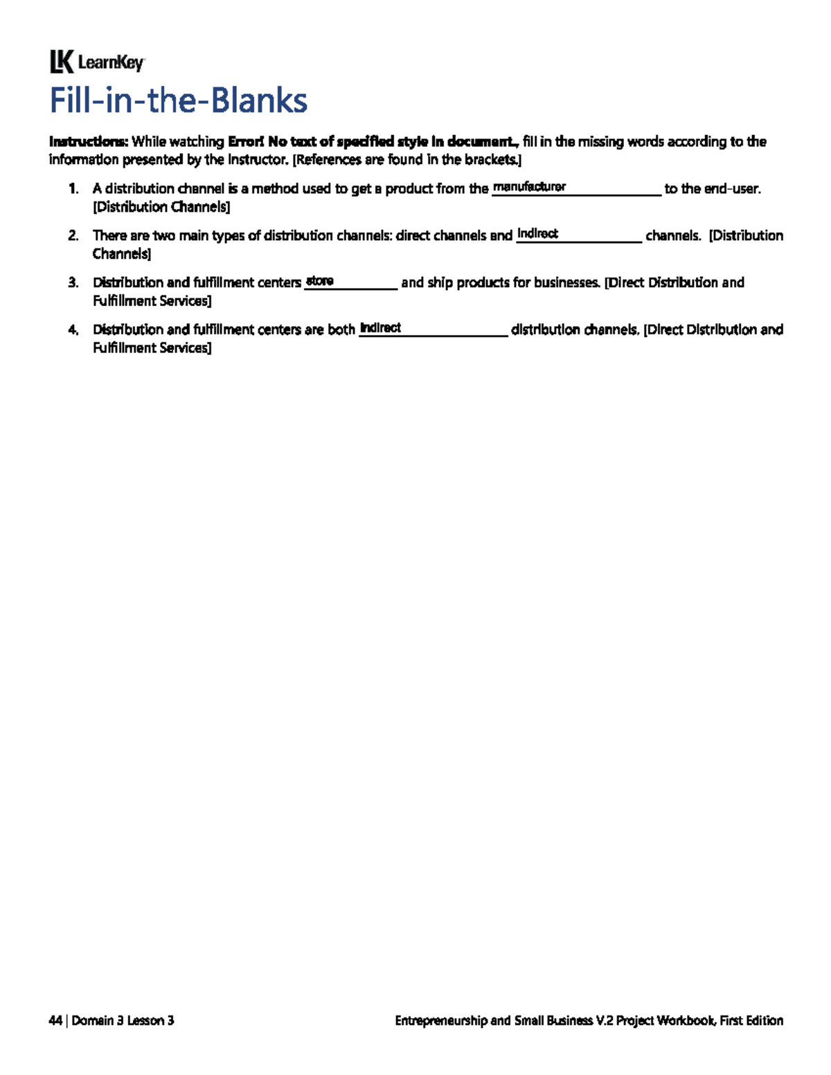 Fitbd 3l3 - Fill in the Blanks for GMetrix Domain 3 Lesson 3 - Studocu