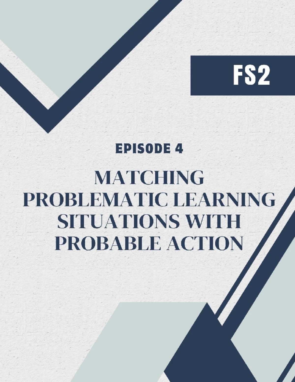 Field Study 2 - Learning Episode 1: The Teacher We Remember - Studocu