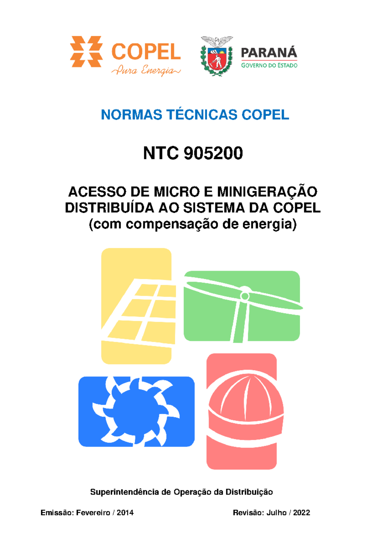 NTC 905200 Normas para Acesso de Micro e Minigeração na Copel - Studocu