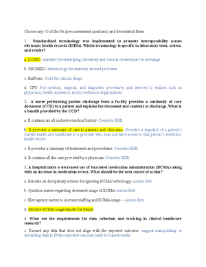 [Solved] A Identify a healthcare setting and an electronic health ...