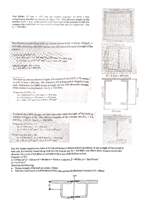 structural theory plates - STRUCTURAL THEORY PLATE 3 Part 1 Classify ...