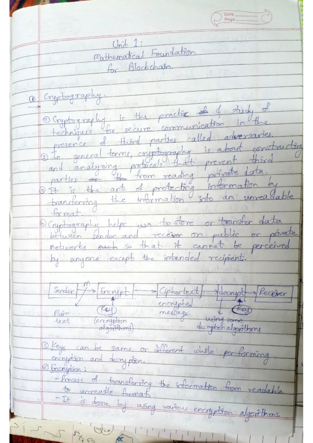 BT 101 SPPU - Handwritten Notes on Unit 1: Mathematical Foundations for ...