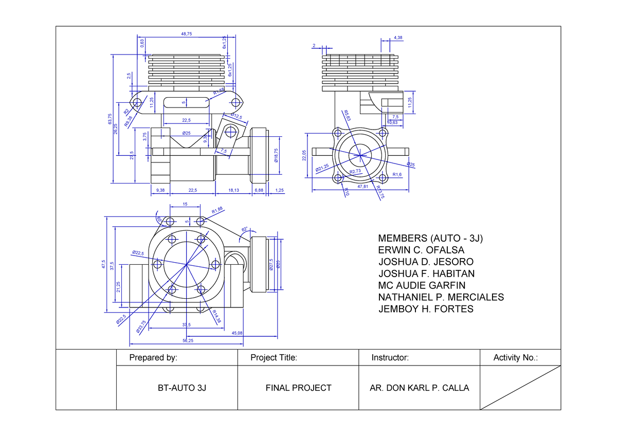 Basic CAD - Automotive Technology - Prepared by: FINAL PROJECT Project ...