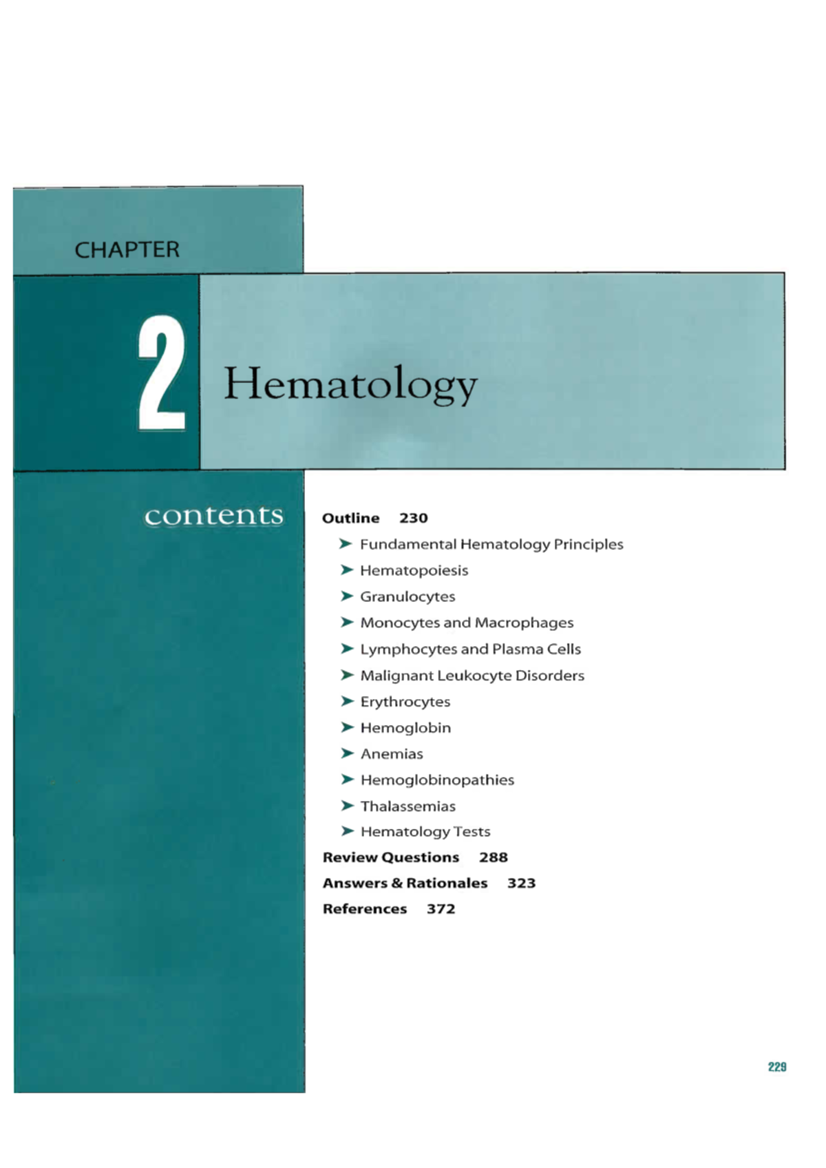 CIULLA Chapter 02 - Hematology Study Notes and Overview - Studocu