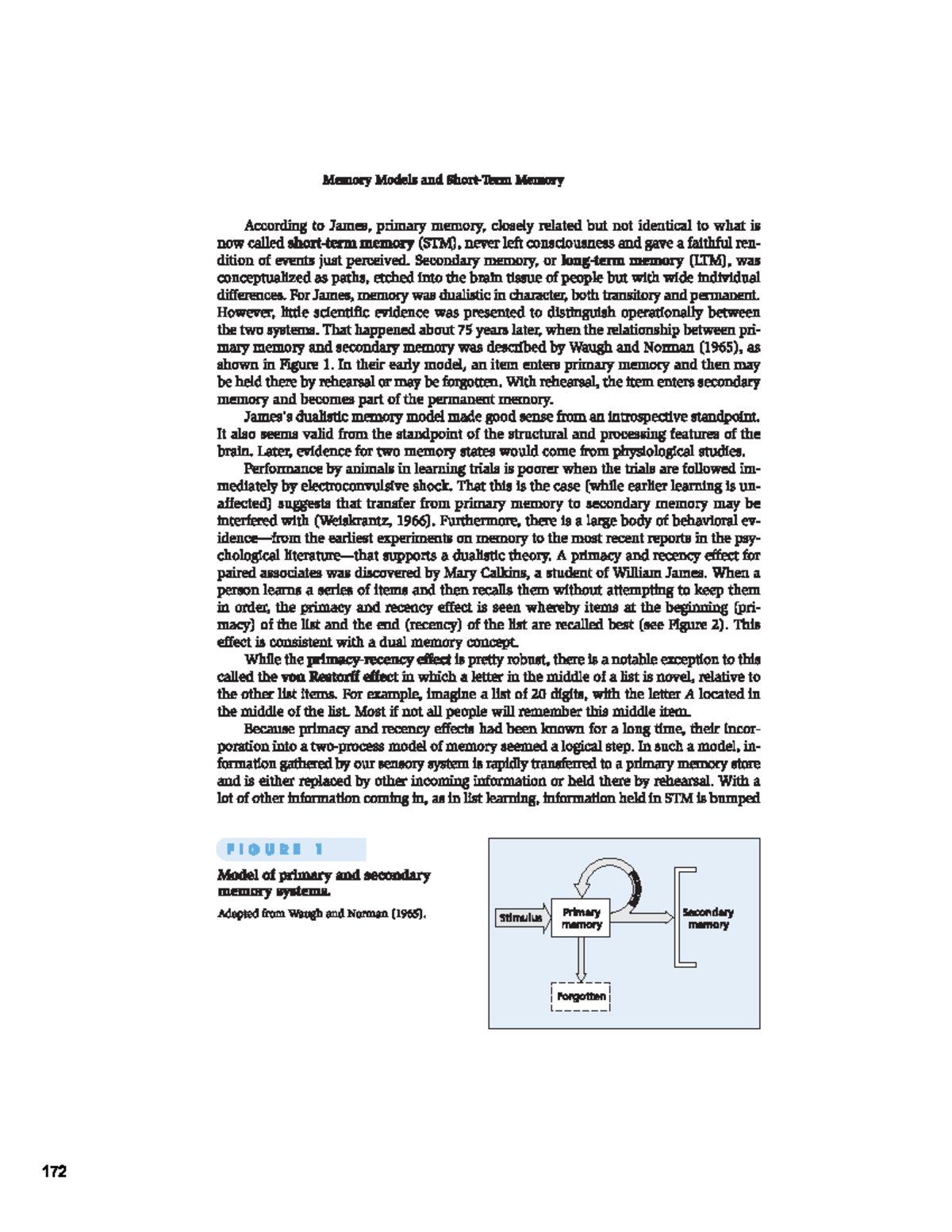 Memory Models and Theories: Insights from James to Modern Research (PSY ...