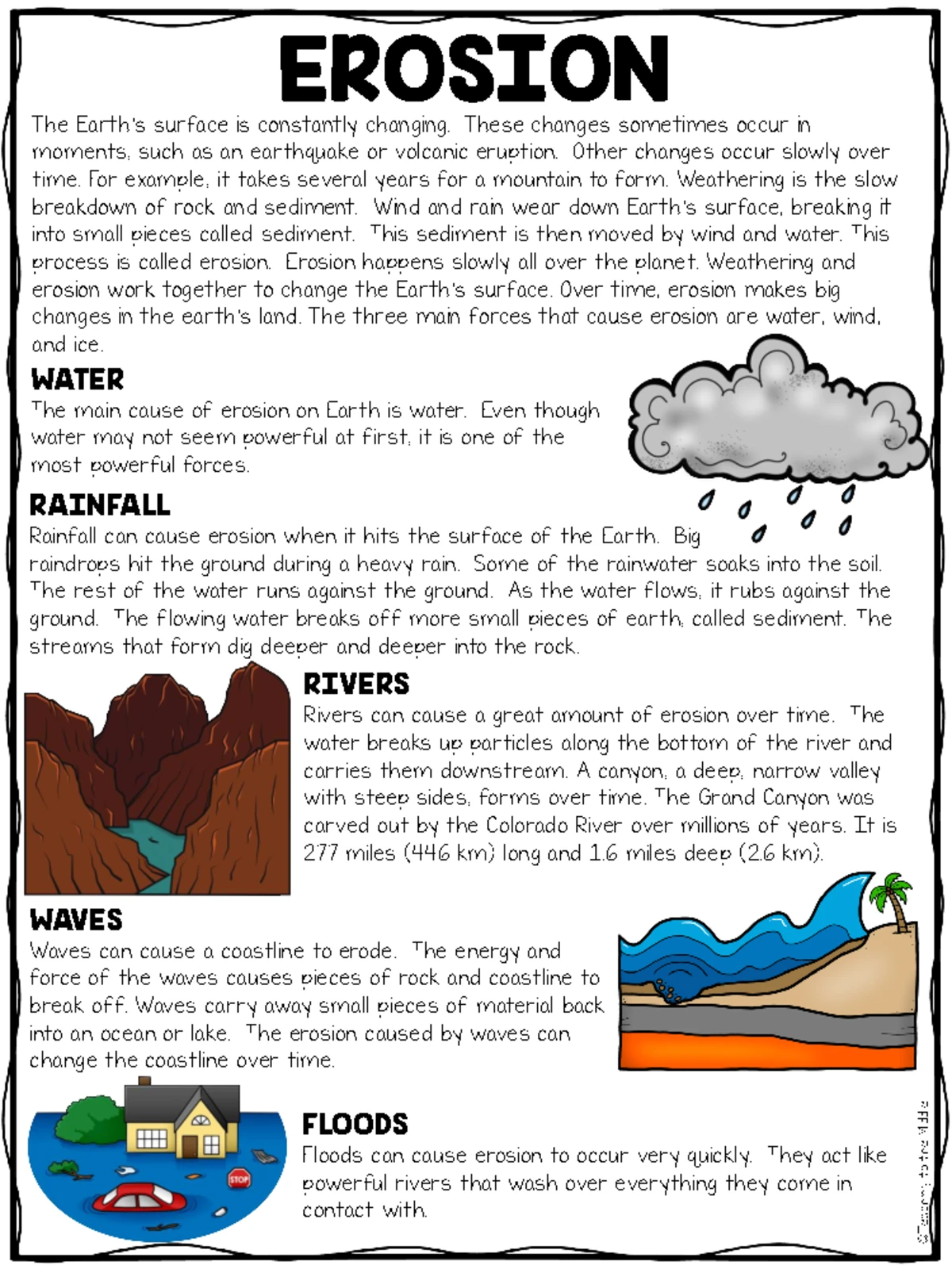 6 - Water Cycle Reading Comprehension Worksheet for Science Class - Studocu
