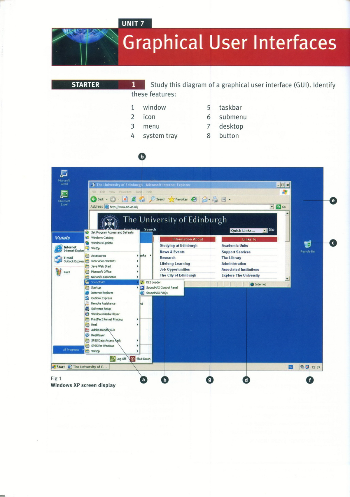 UNIT 7 Graphical User Interfaces Study Guide for Presentation - Studocu