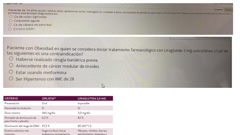 CRITERIO: Presentación y Dosis Máxima de Liraglutida 3.0 mg - Studocu