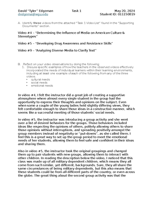 Task 2 - D268 - Passed! - RRM3 D268 Task 2 TEMPLATE Instructions ...