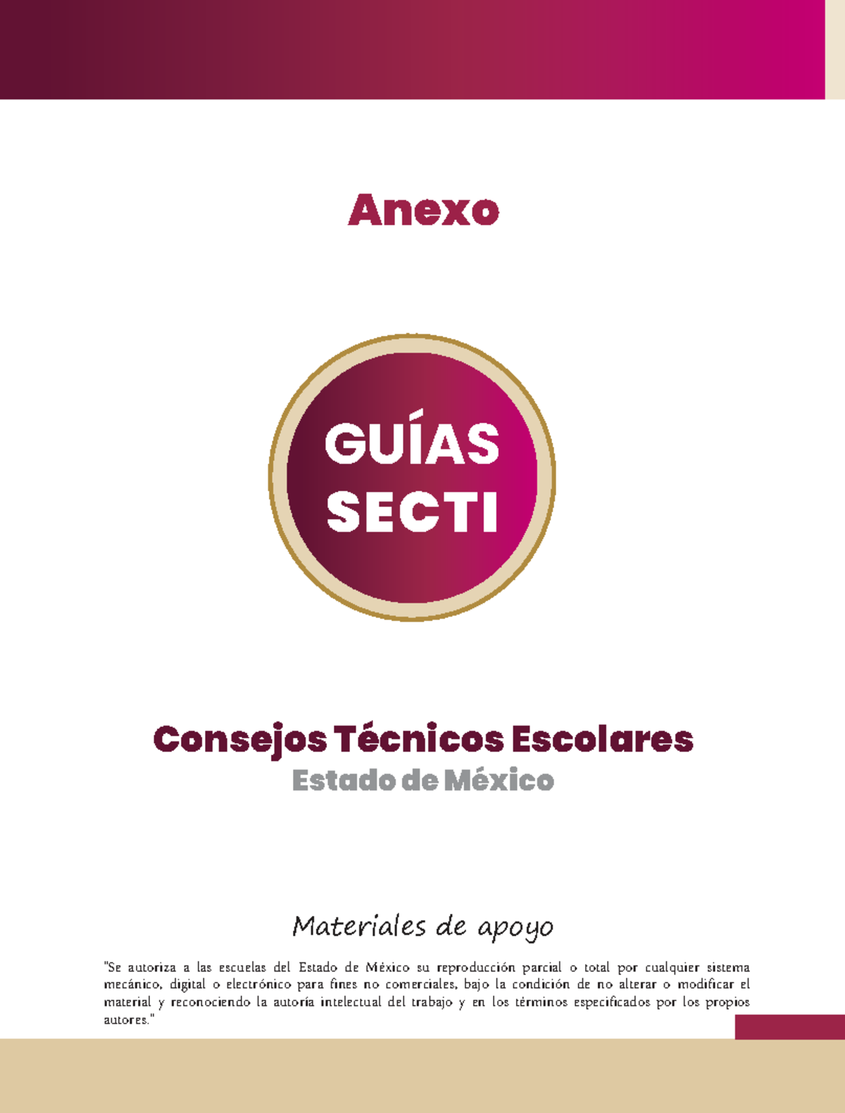 Anexo GUÍA SECTI CTE - Materiales de Apoyo para Escuelas en Edomex ...