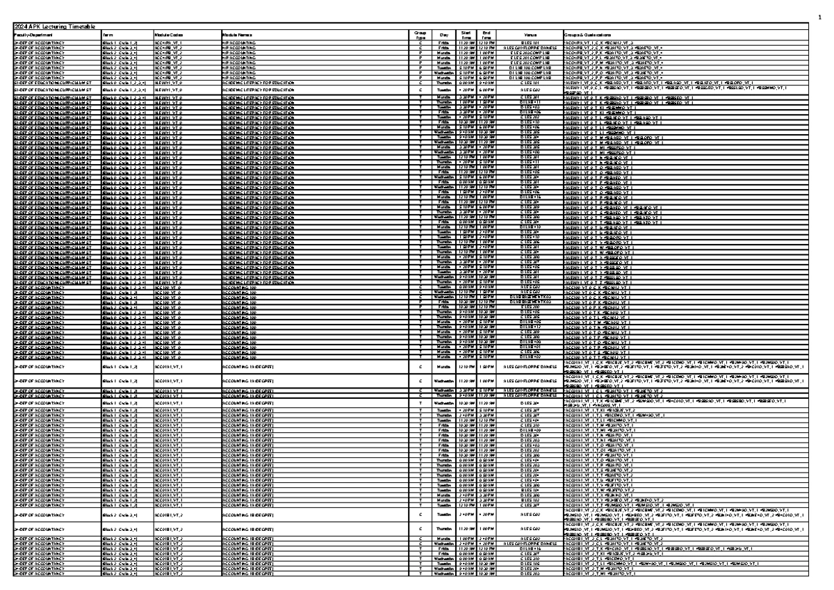UJ SSA Supplementary Exam Timetable - July 2025 - Studocu