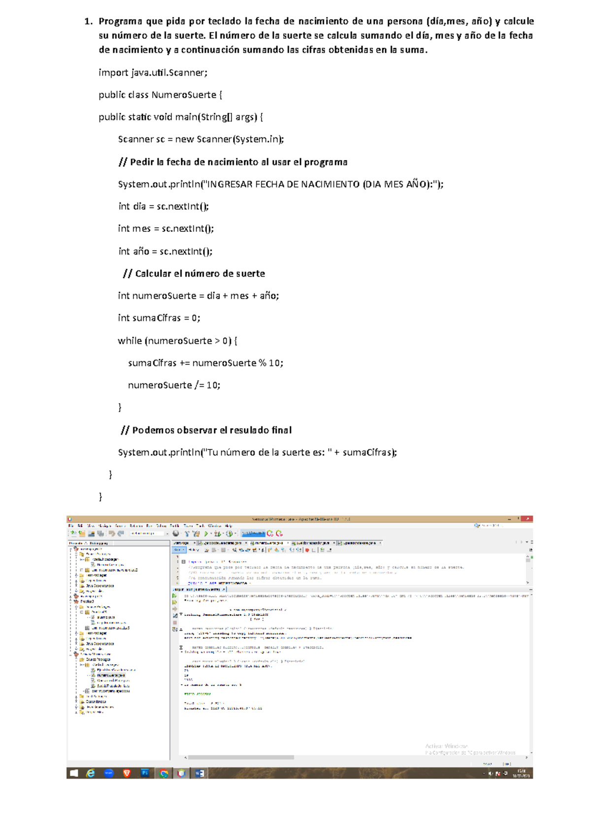 Ejercicios de Programación en Java: Introducción a Algoritmos - Studocu