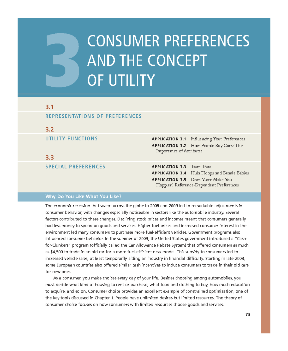 Consumer Preferences and Utility Concepts - Besanko, Ch. 3, 4.1 - Studocu