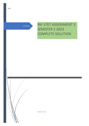 INF3703 - Quizlet Ch 10 to 16 - Chapter 10: Atomicity The transaction property that requires all ...