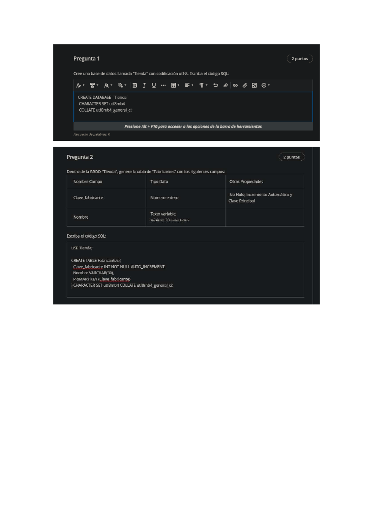 NF2 Actividad 3 - FDS: Creación y Vinculación de BBDD SQL - Studocu